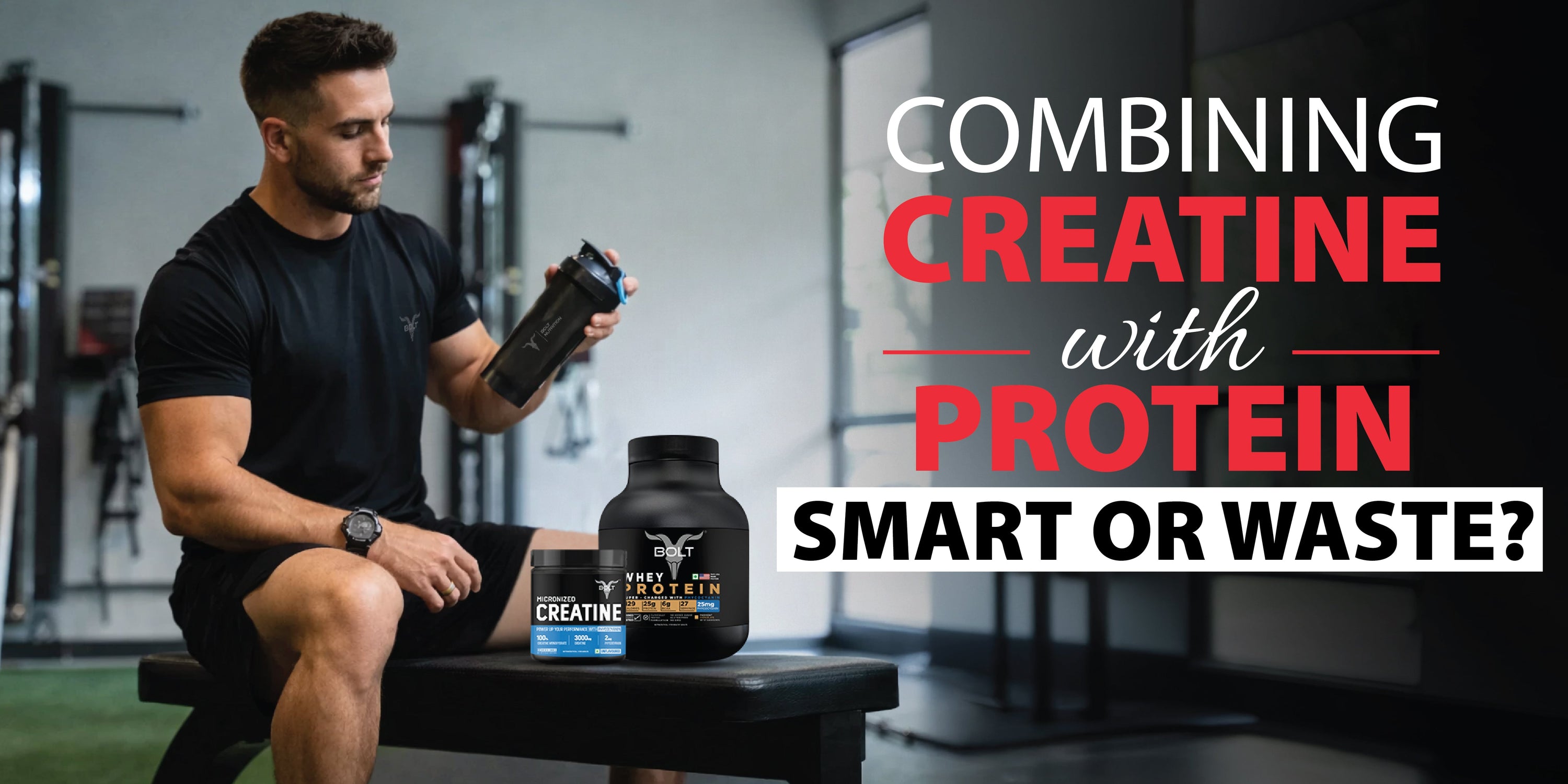 Creatine with Protein – Should You Combine Them? Benefits Explained