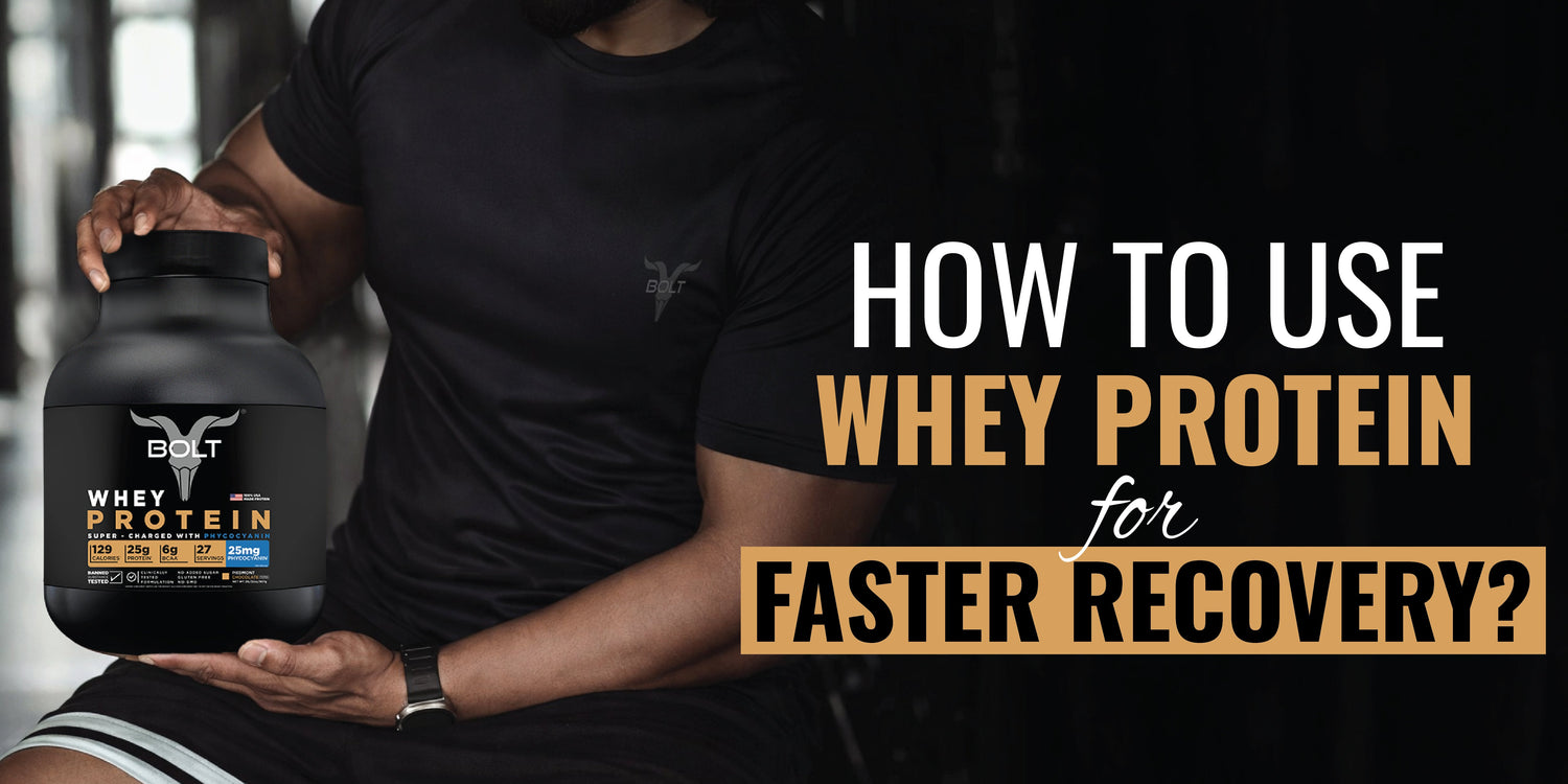 How to Use Whey Protein for Faster Recovery | Muscle Recovery Guide