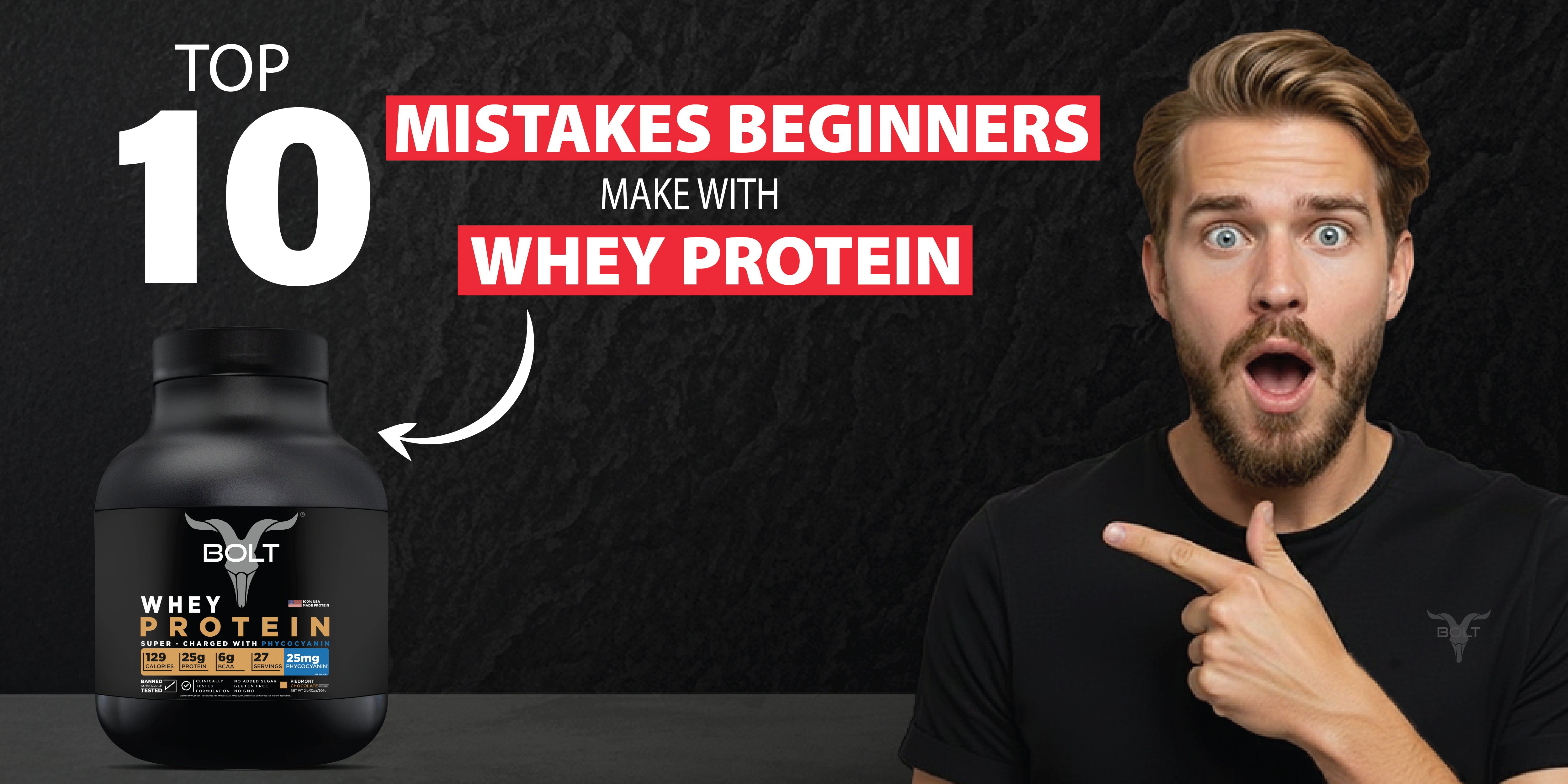 Top 10 Mistakes Beginners Make With Whey Protein (And How To Avoid The