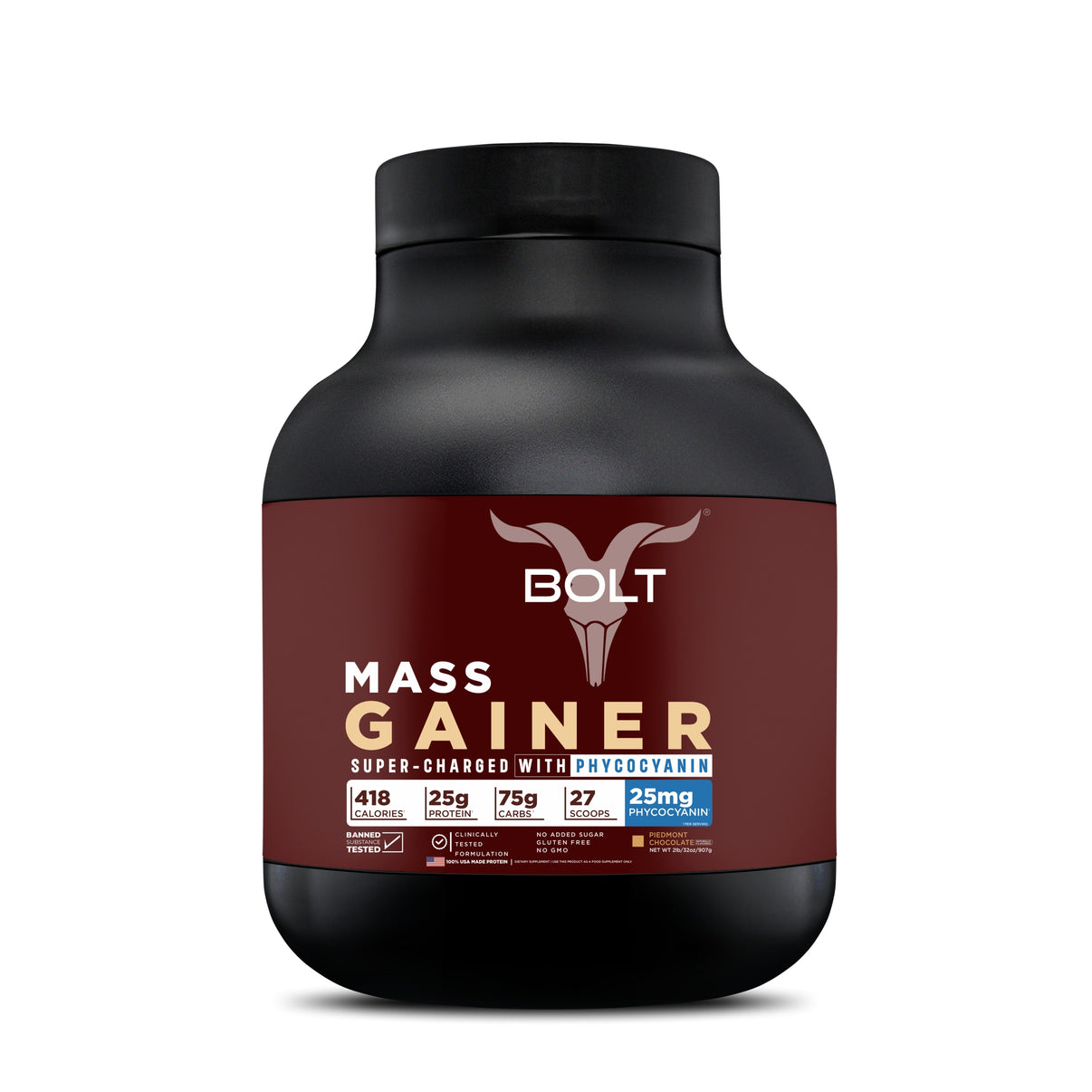 Bolt Mass Gainer Powder | 5LB for Muscle & Weight Gain