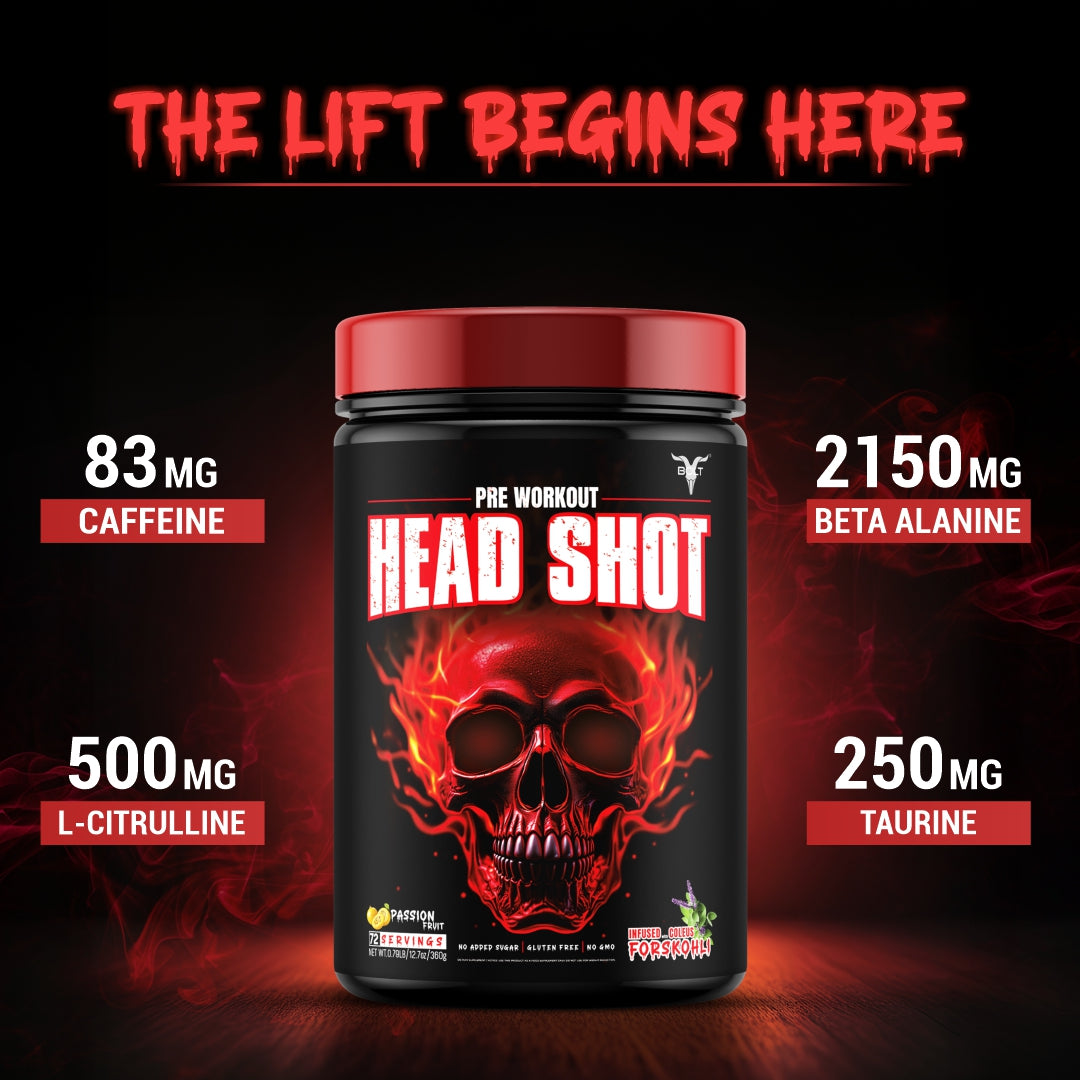 Buy Headshot Pre Workout Powder for Intense Training | Bolt Nutrition