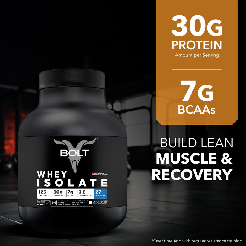 Buy Whey Isolate Protein Powder Online at Bolt Nutrition