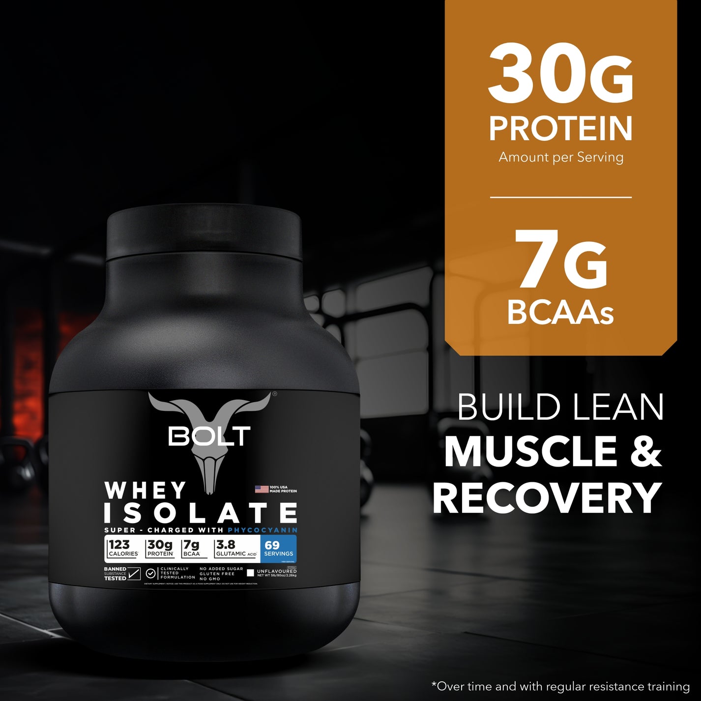 Buy Whey Isolate Protein Powder Online at Bolt Nutrition