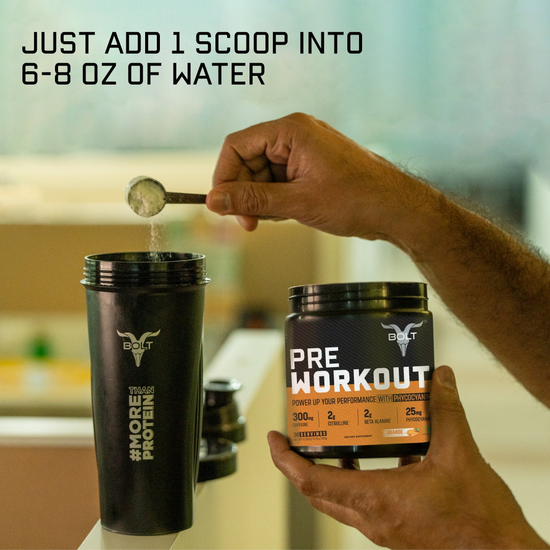 Buy Best Pre Workout Supplement Online at Bolt Nutrition